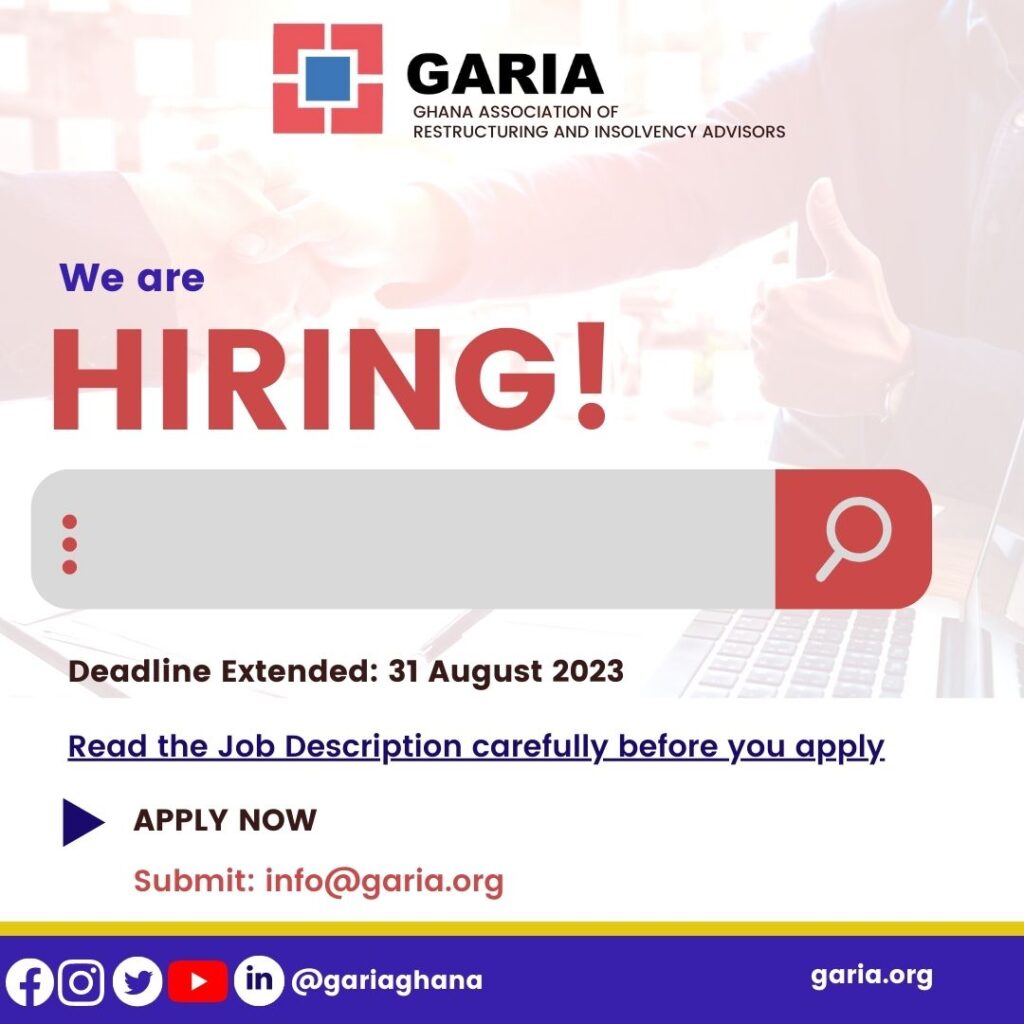 We are hiring - Deadline Extended to 31 August 2023 | CIRIP Ghana